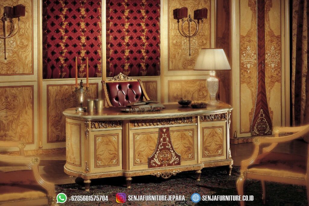 Desain Meja Kerja Direktur Mewah Ruang Pimpinan Direksi